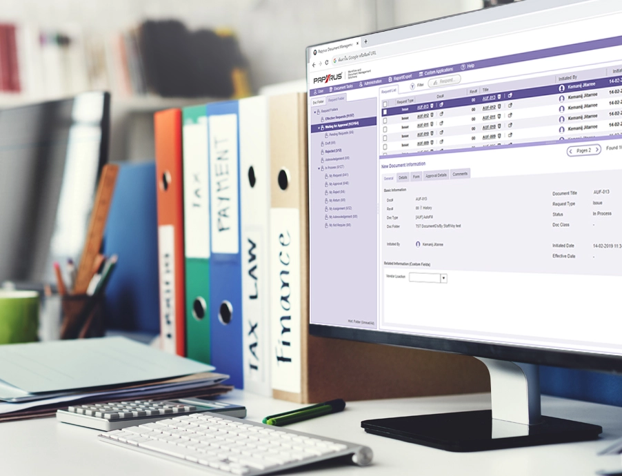 Papyrus, Workflow & Document Management Specialist